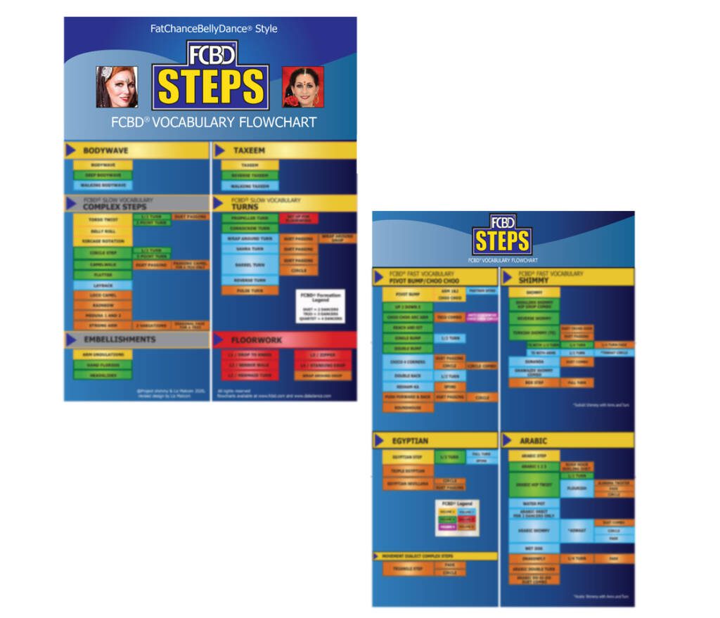 FCBD®Style Vocabulary Flowcharts | FatChanceBellyDance